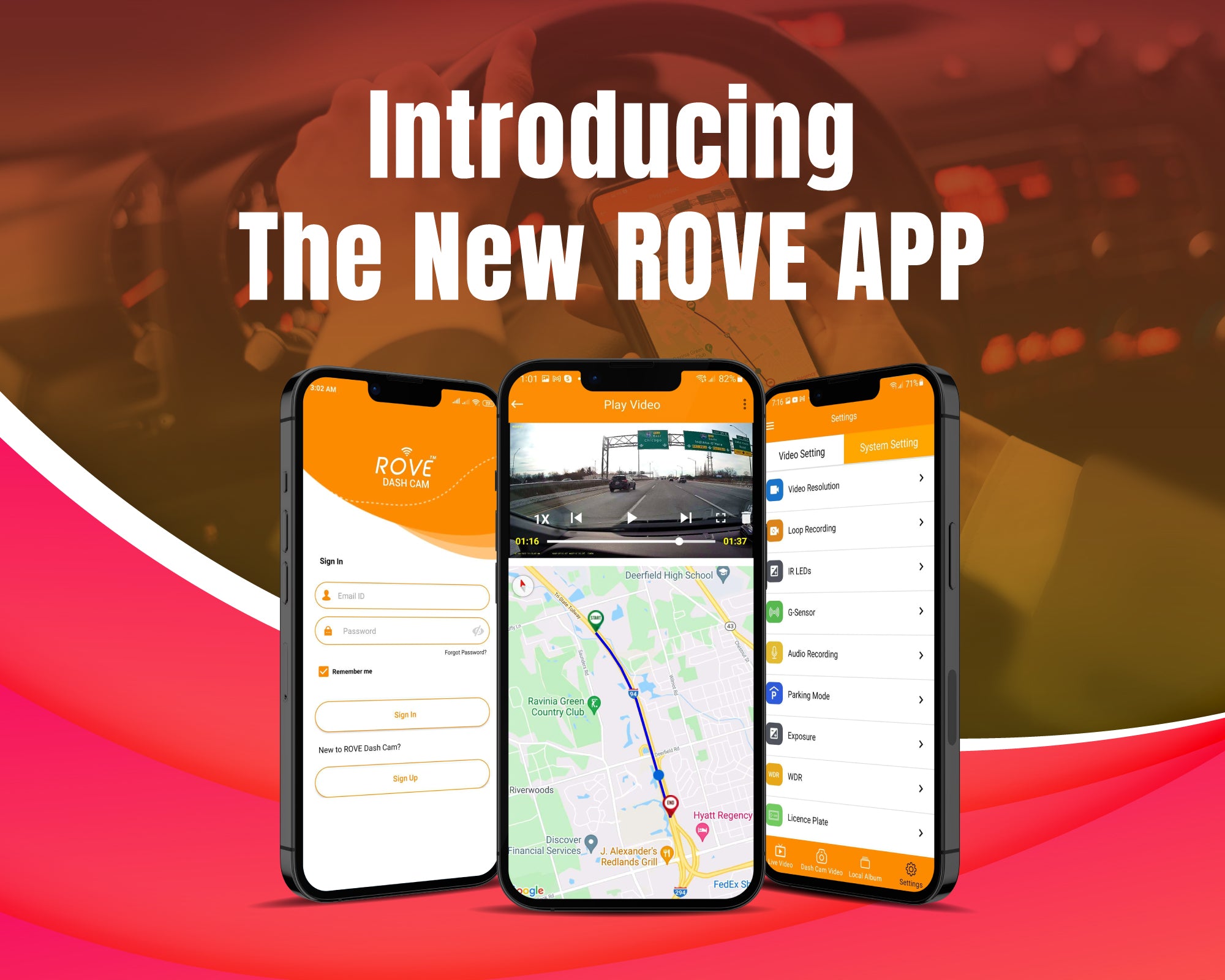 Meet the all-new ROVE App 2022 for iOs and Android!