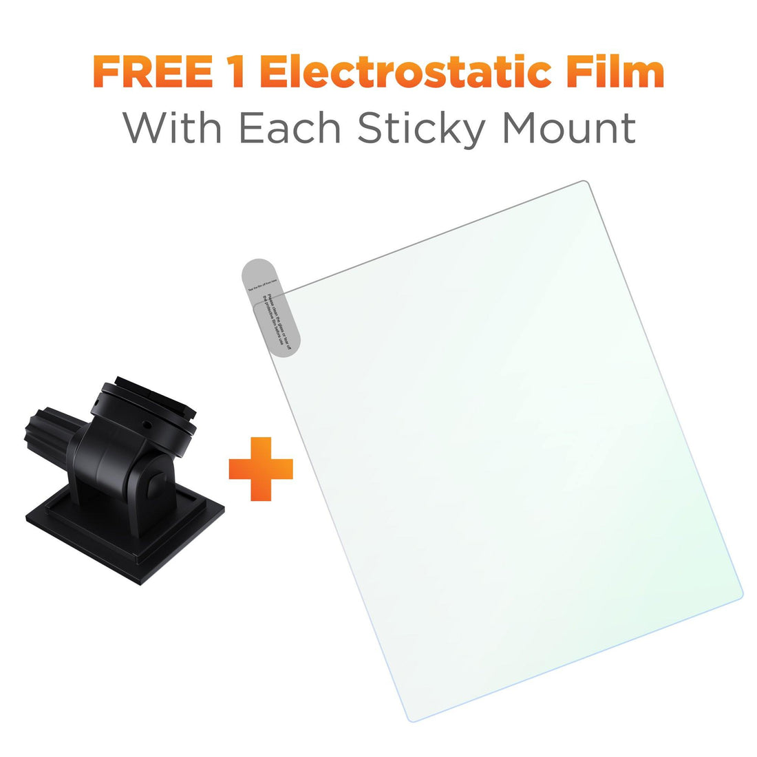3M Sticky Mount For ROVE R2-4K, R2-4K PRO & R2-4K DUAL Dash Cams - Fre