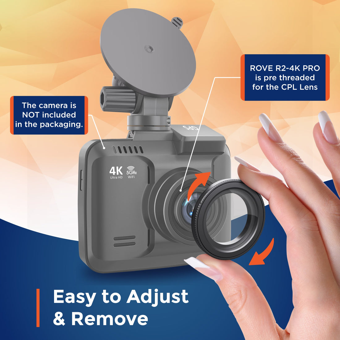 ROVE Ultimate CPL Filter [Open Box], Anti-Glare Circular Polarizer Lens ...